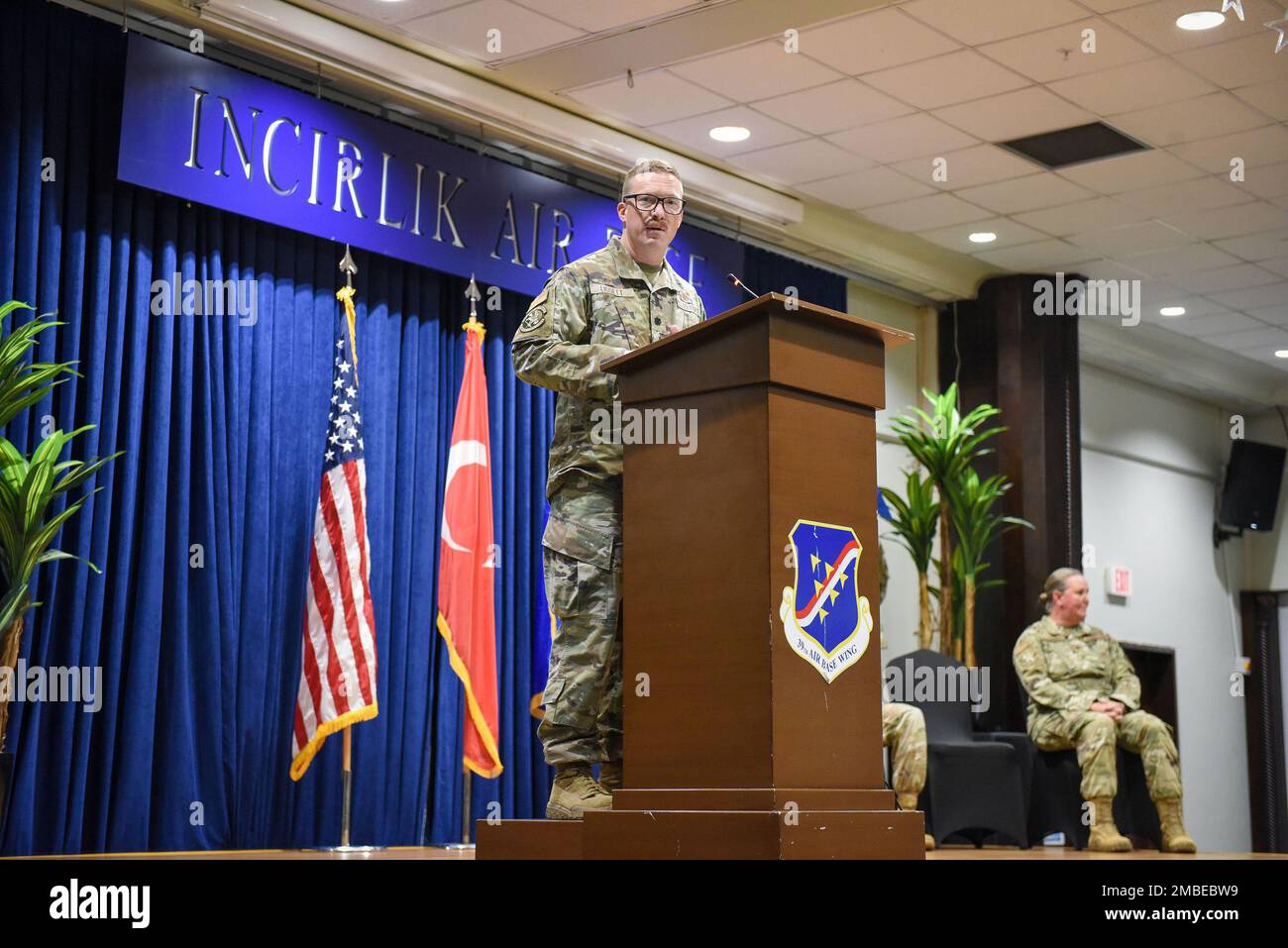 Lt. Col. Alexander Liggett, outgoing 39th Security Forces Squadron ...