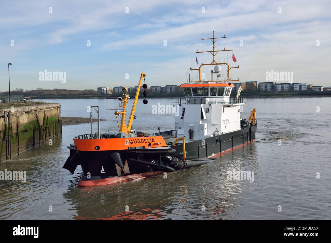 AQUADELTA is a water injection dredger, built in 2022 by Scheepswerf ...