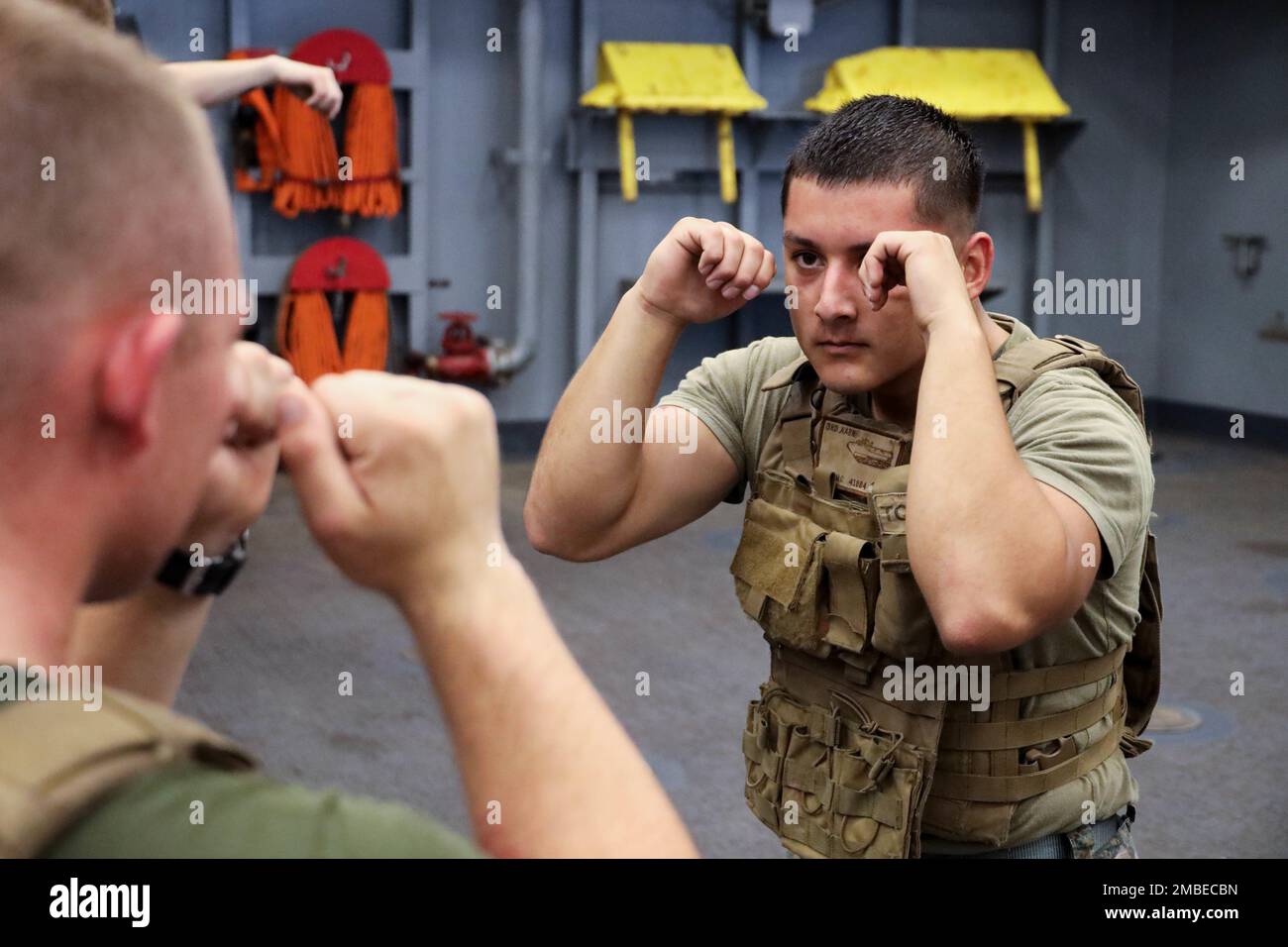 U.S. Marine Corps Lance Cpl. Michael Dietz, an amphibious assault ...