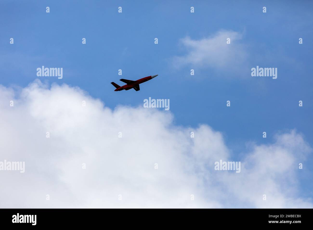 A Kratos Defense Firejet UAS serving as a surrogate cruise missile ...