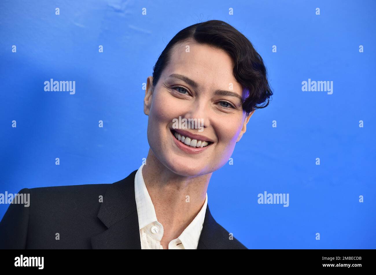 Shalom Harlow attends Dior Men's Spring 2023 collection show, Thursday ...
