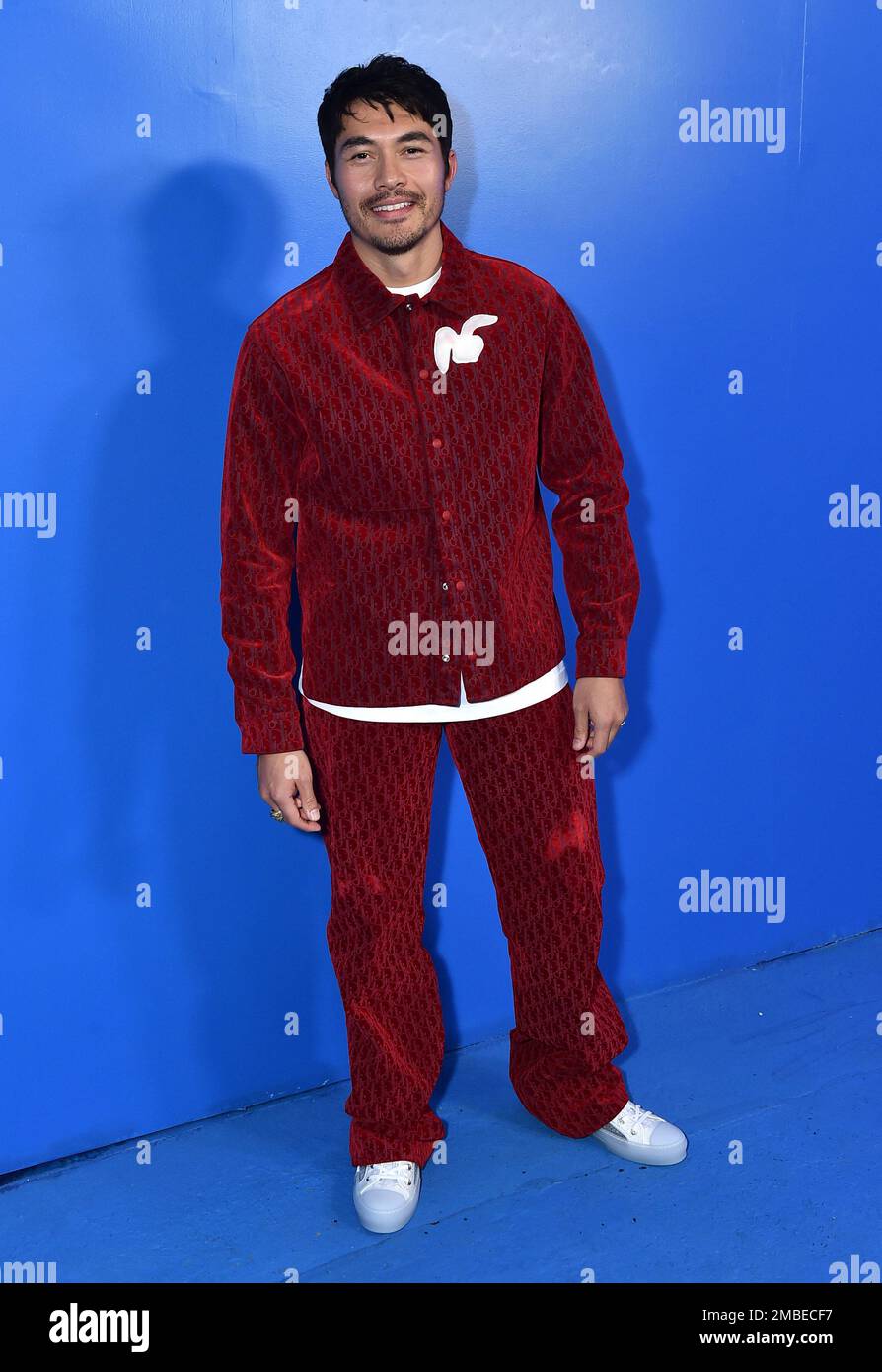 Henry Golding attends Dior Men's Spring 2023 collection show, Thursday ...