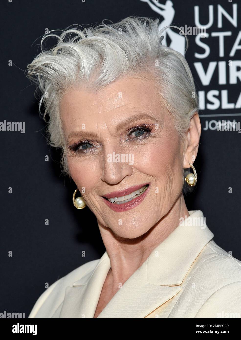 Maye Musk attends the Sports Illustrated Swimsuit 2022 issue release ...