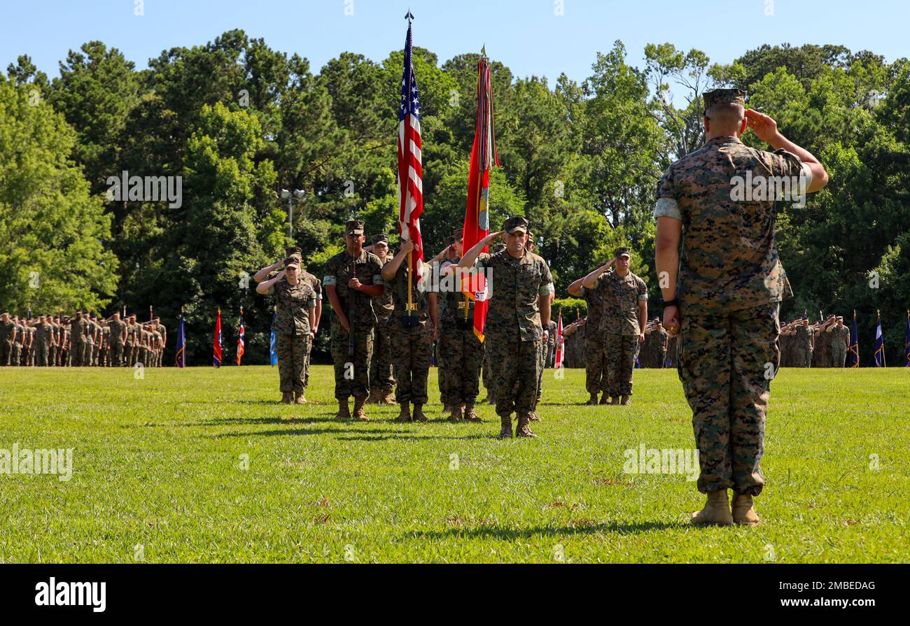 U.S. Marine Corps Col. Gregory Jones, the chief of staff for 2d Marine ...