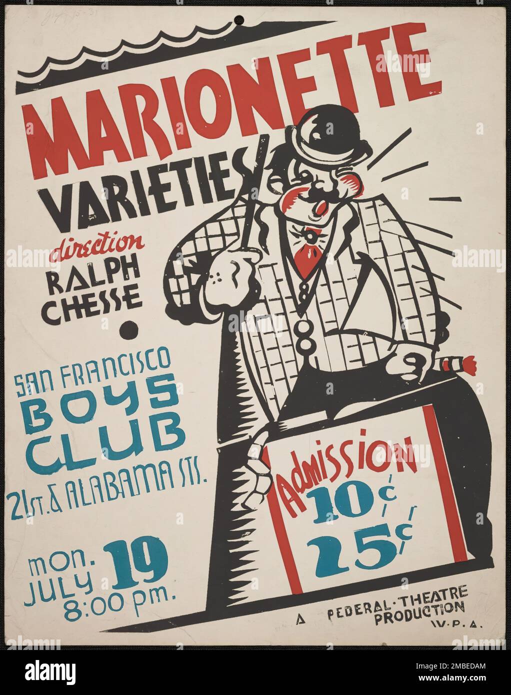Marionette Varieties, San Francisco, [193-]. 'Marionette Varieties ...