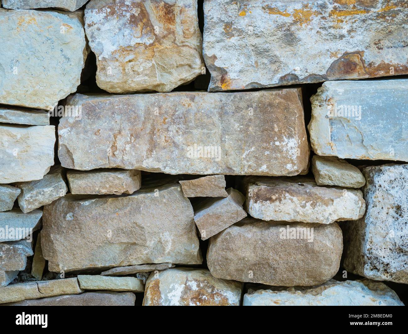 Ancient medieval stone wall texture background Stock Photo - Alamy