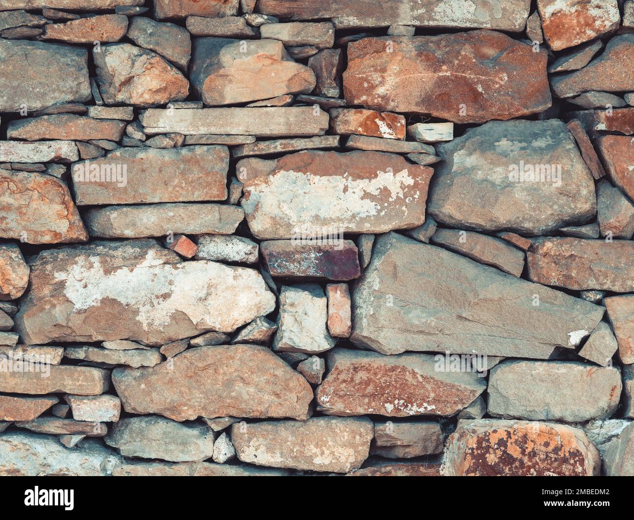 Ancient medieval stone wall texture background Stock Photo - Alamy