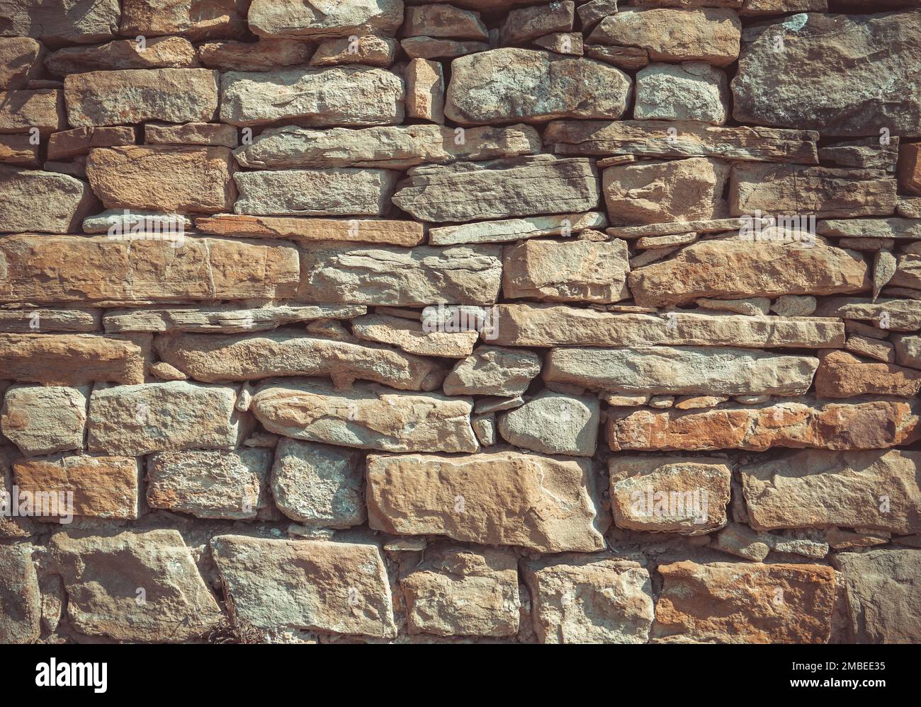 Ancient medieval stone wall texture background Stock Photo - Alamy