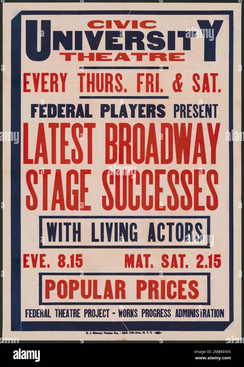 Latest Broadway Stage Successes 2, Syracuse, NY, [193-]. The Federal ...