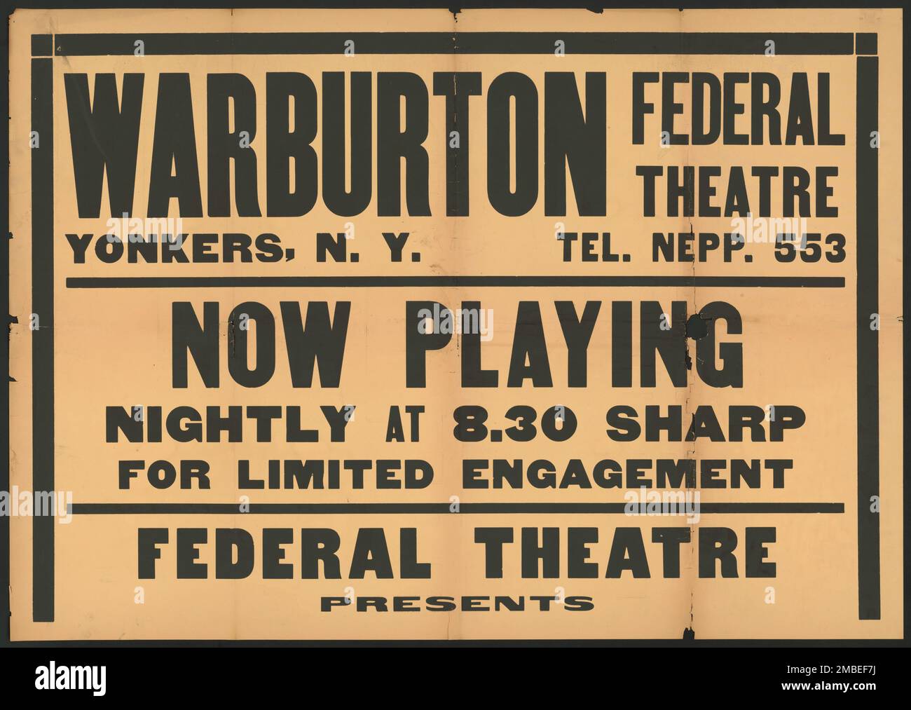 It Can't Happen Here, Yonkers, NY, 1936. The Federal Theatre Project ...