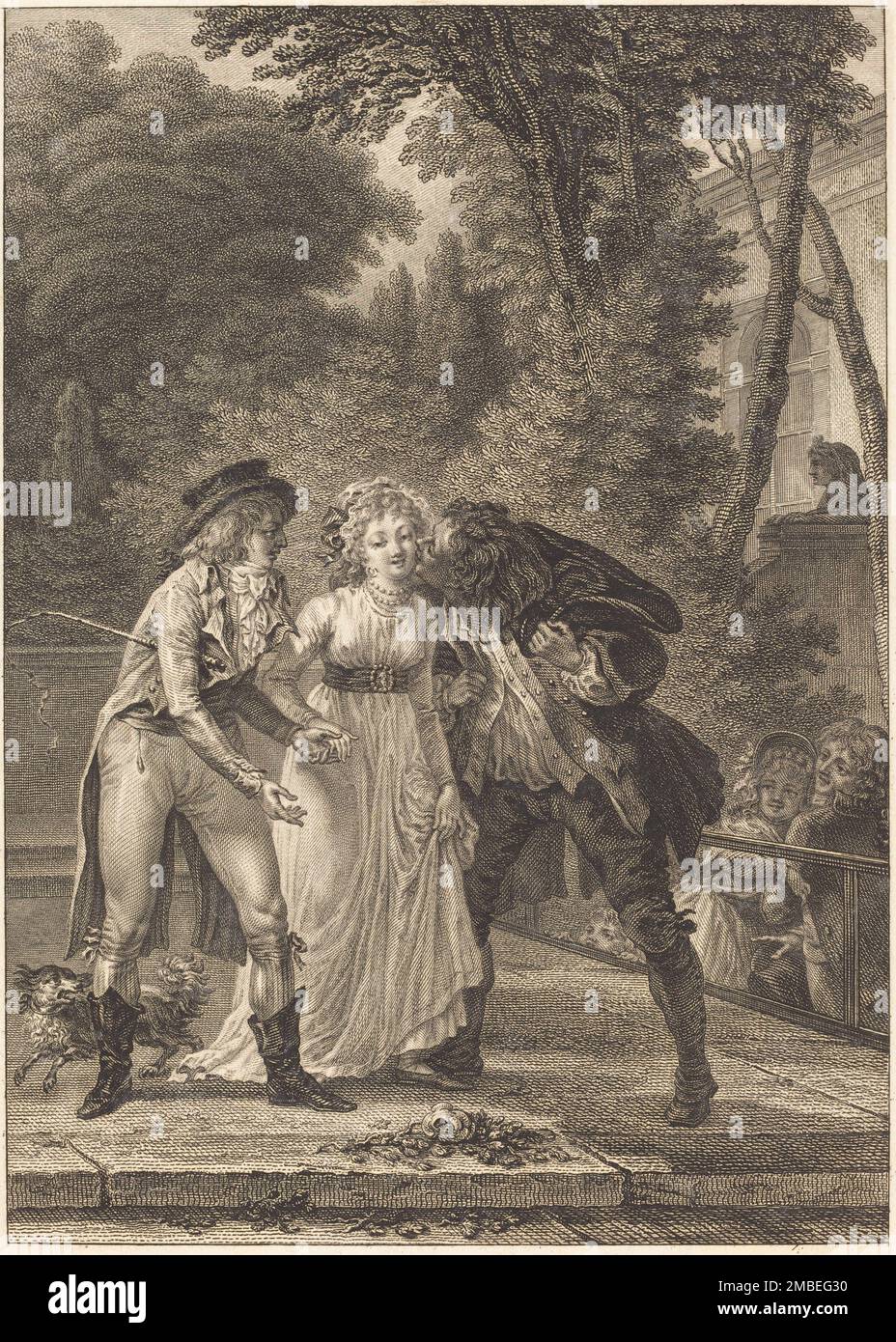 Le baiser rendu: Le baiser rendu Stock Photo - Alamy