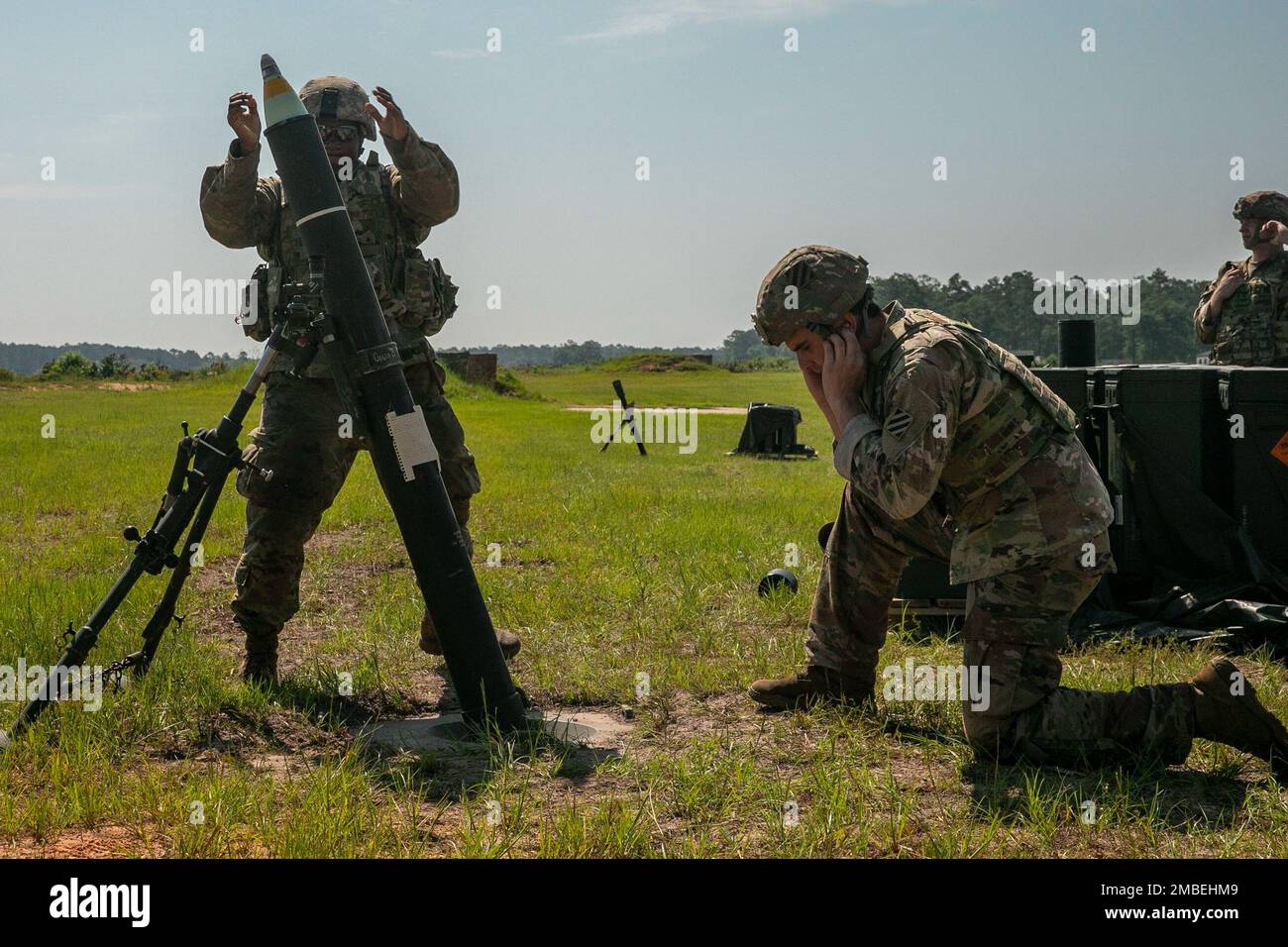 U.S. Army Georgia National Guardsmen, Spc. Robert Sewell and Spc ...