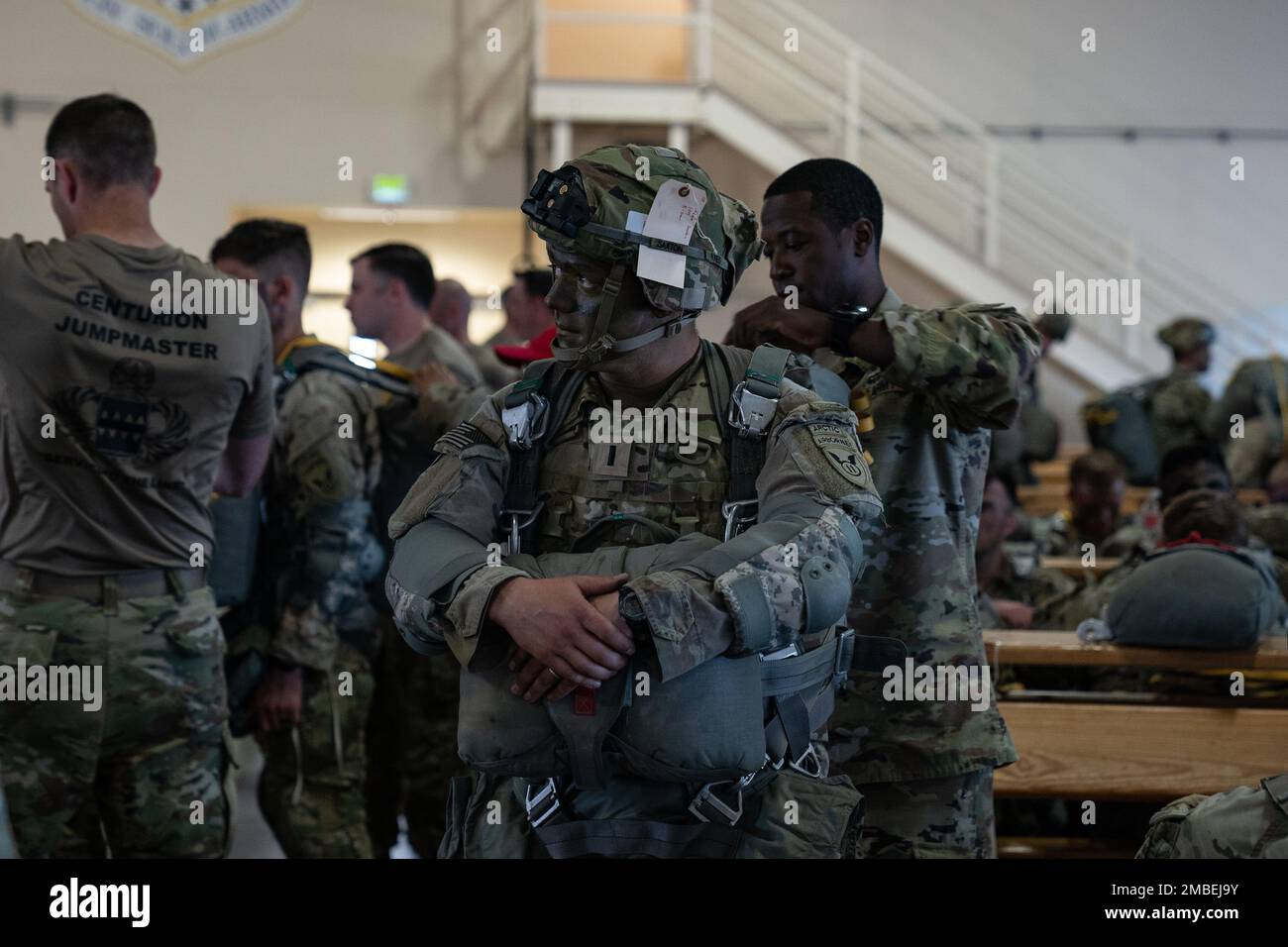 A U.S Army paratrooper from the 2nd Infantry Brigade Combat Team ...