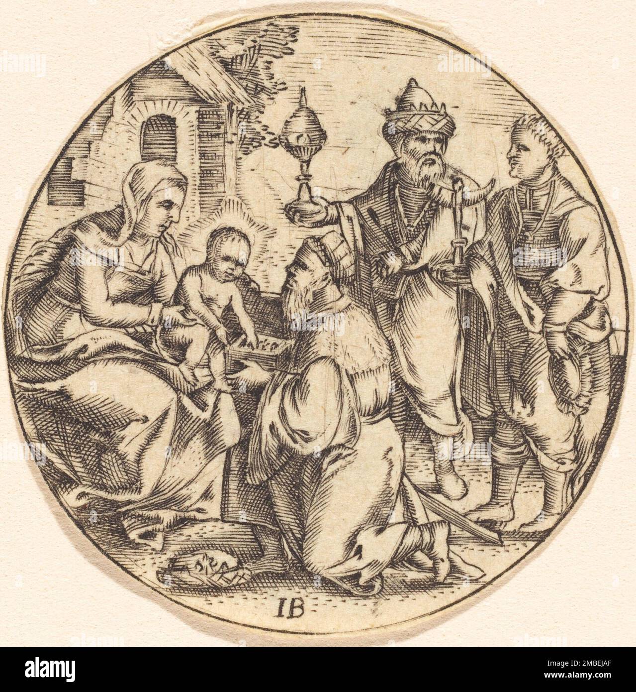 The Adoration of the Magi Stock Photo - Alamy