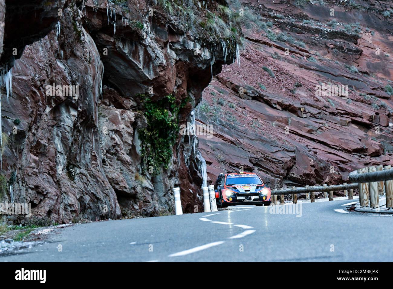 Monte Carlo. 20th Jan, 2023. Thierry NEUVILLE Martijn WYDAEGHE, HYUNDAI ...