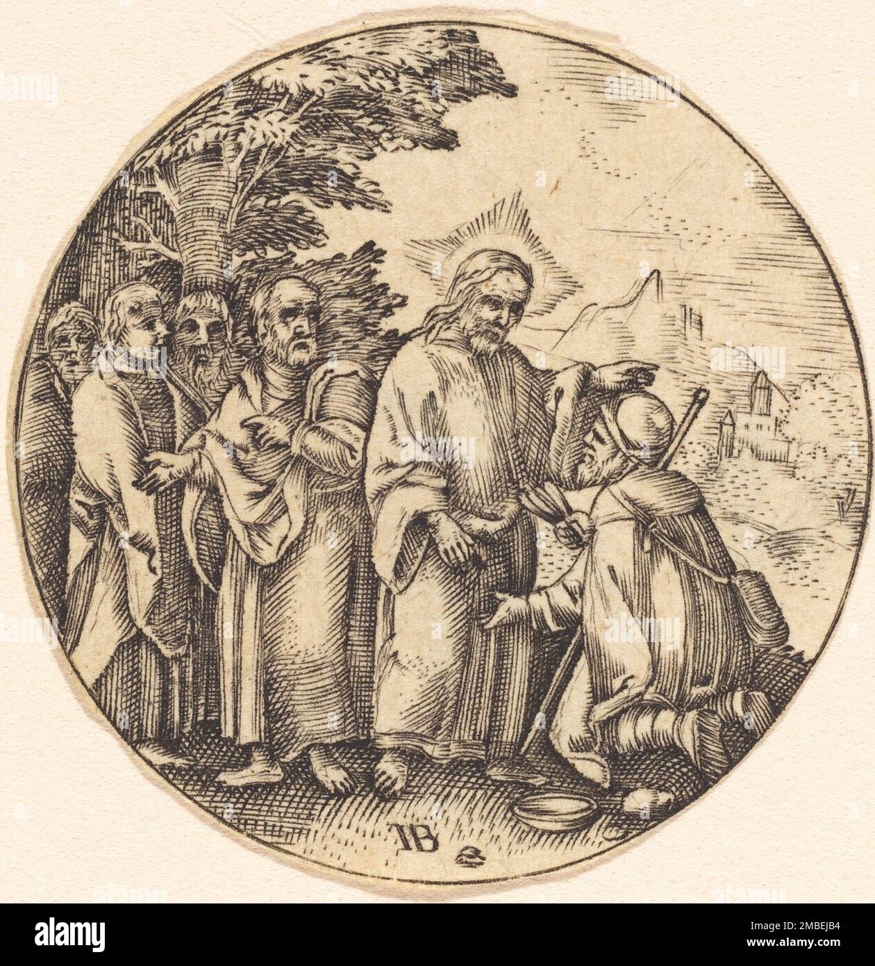 Christ Consoling the Centurion Stock Photo - Alamy