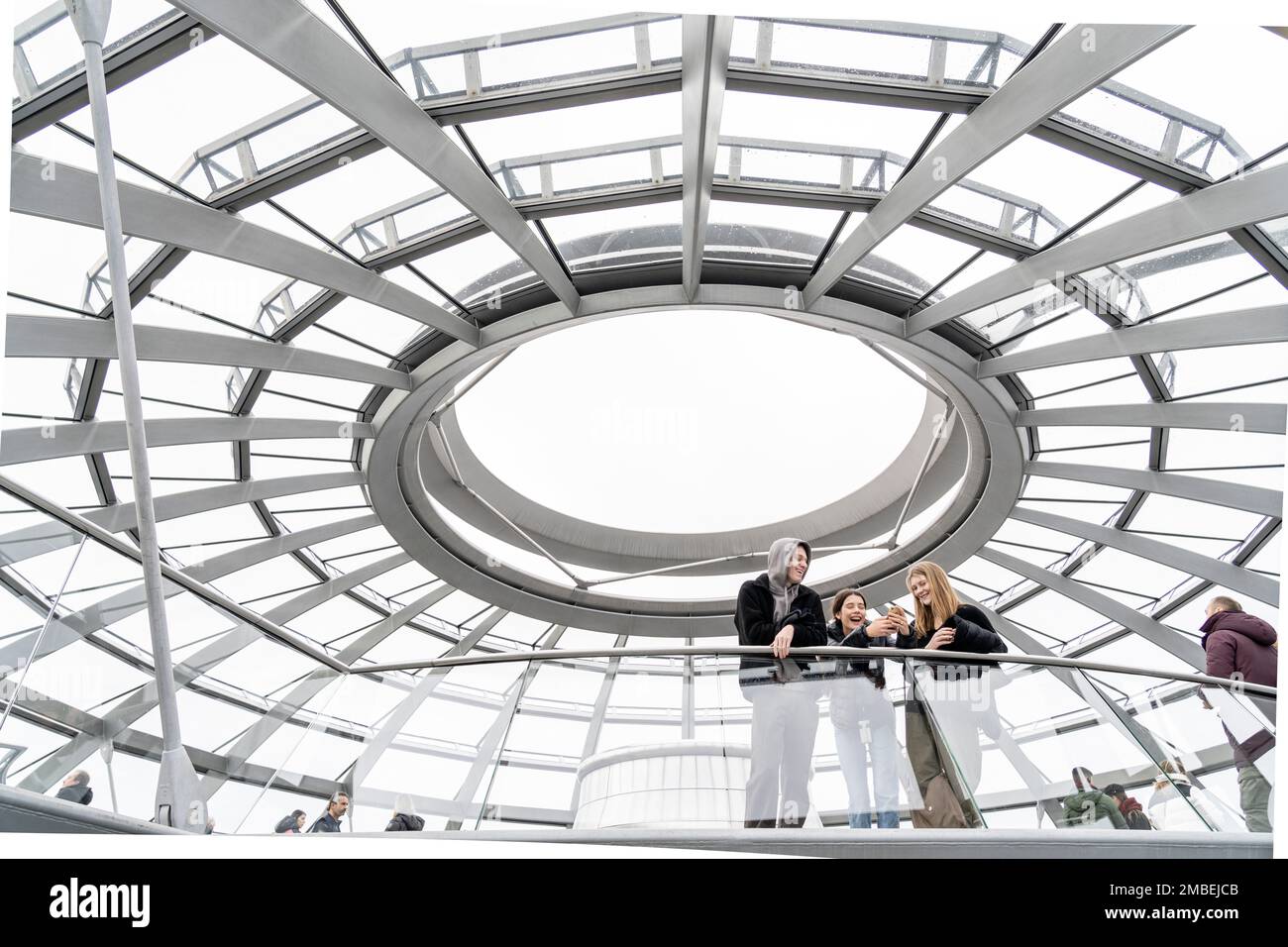 reichstag dome, designed by architect Norman Foster, Berlin, Federal ...
