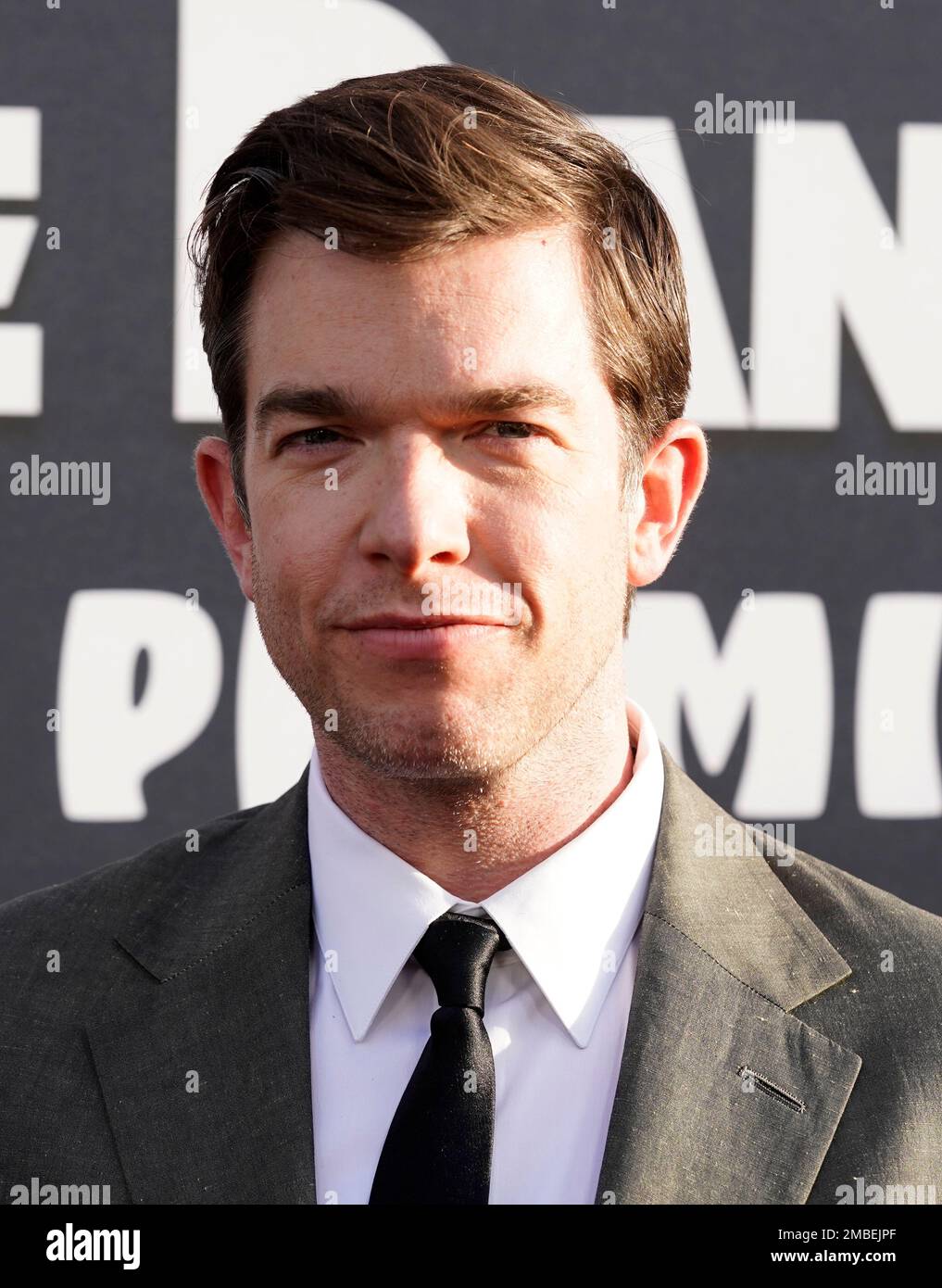 John Mulaney poses at the premiere of the film "Chip 'n Dale: Rescue ...