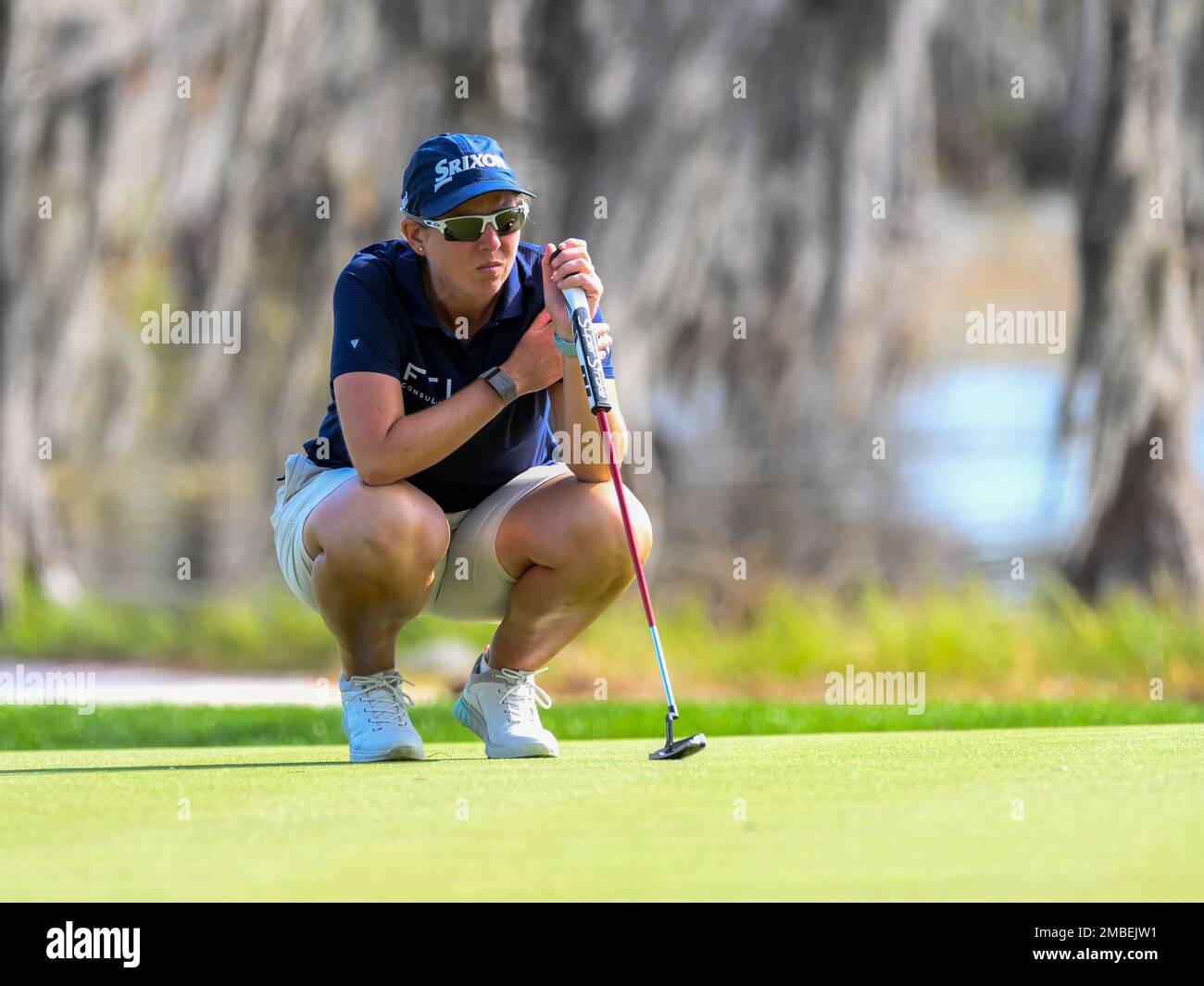Orlando, FL, USA. 20th Jan, 2023. Ashleigh Buhaof South Africa lines up ...
