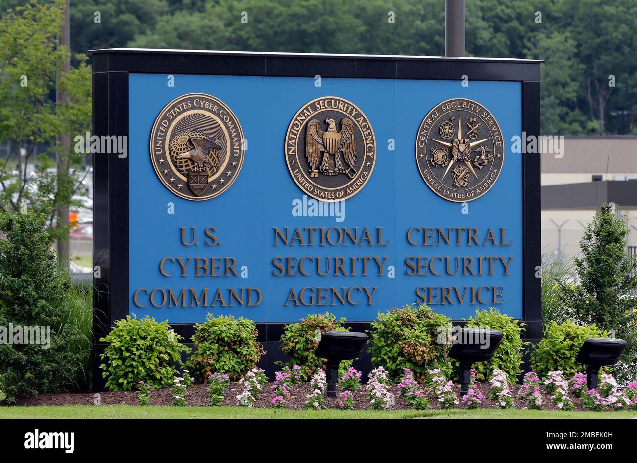 FILE - A sign stands outside the National Security Administration (NSA ...
