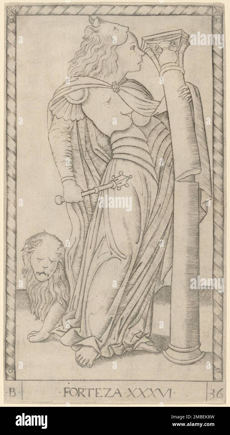 Forteza (Fortitude), c. 1465 Stock Photo - Alamy
