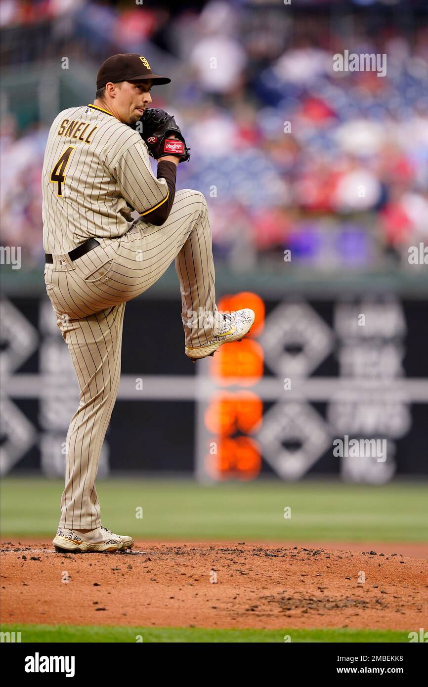 San Diego Padres' Blake Snell plays during a baseball game, Wednesday ...