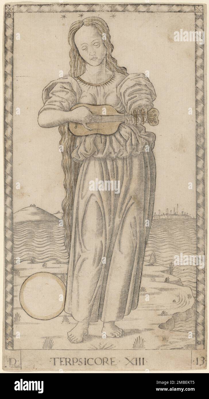 Terpsicore (Terpsichore), c. 1465 Stock Photo - Alamy