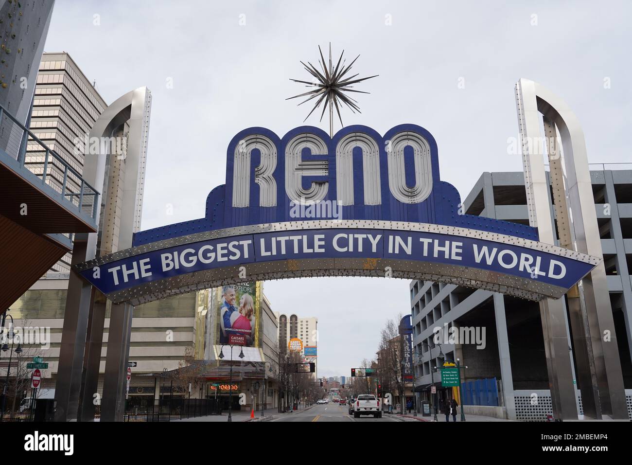 The The Reno Arc Biggest Little City in the World a sign, Friday, Jan ...