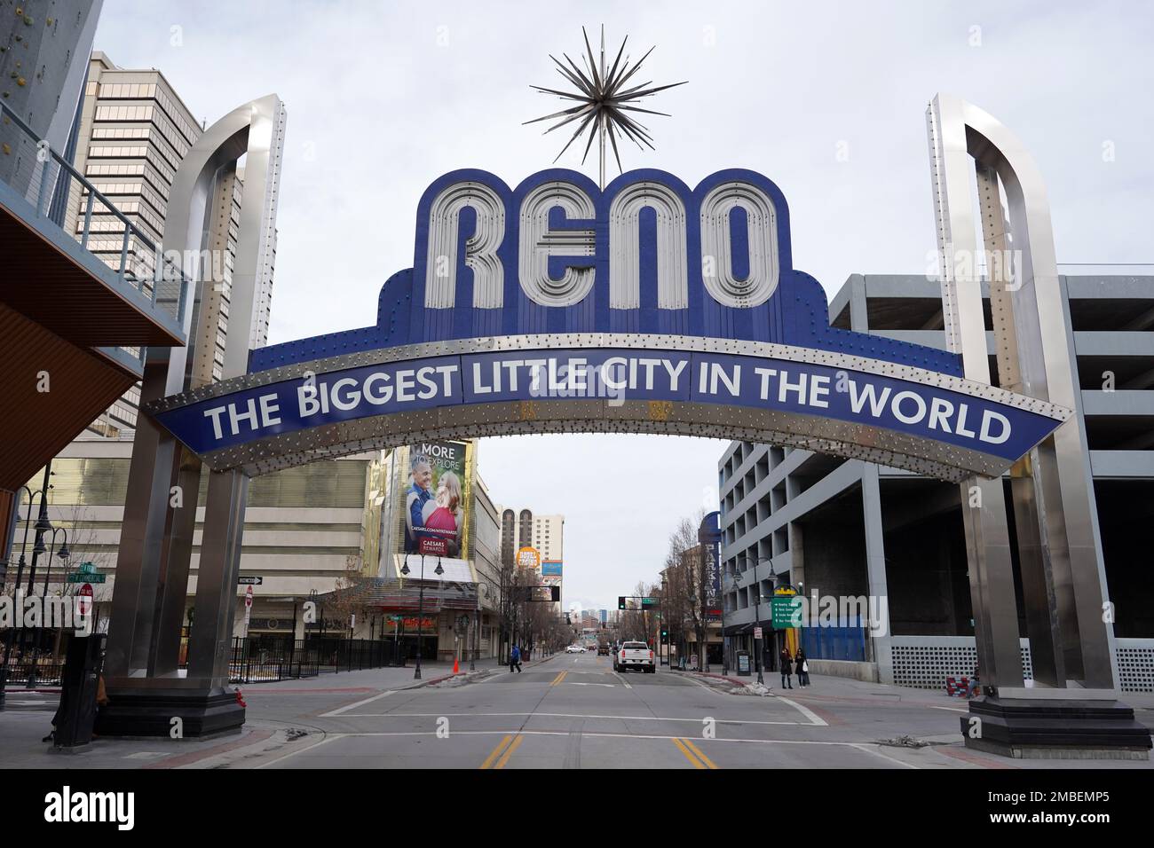 The The Reno Arc Biggest Little City in the World a sign, Friday, Jan ...