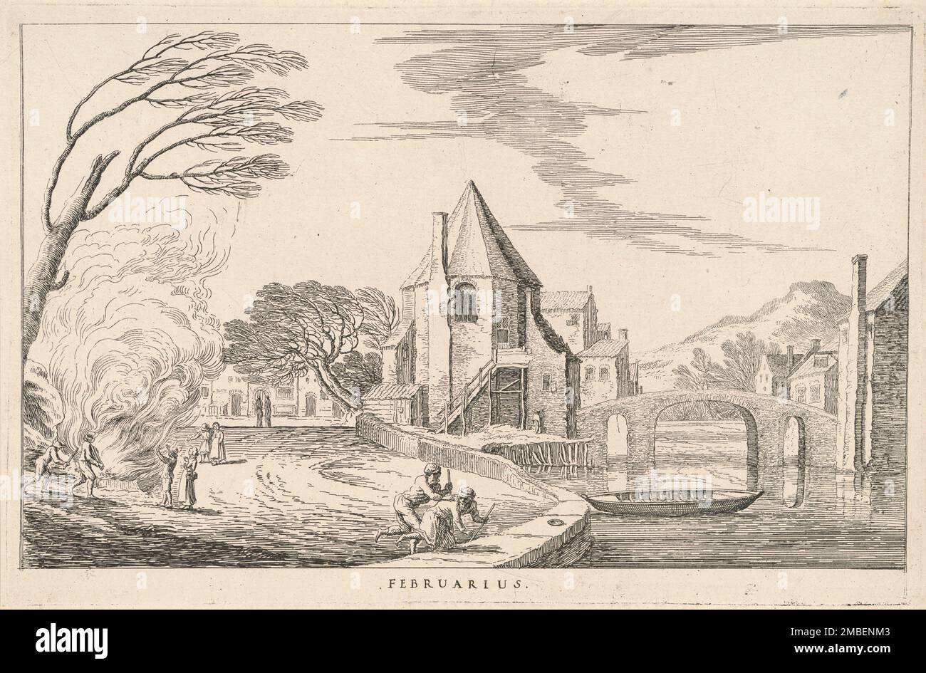 Februarius (February), late 17th century Stock Photo - Alamy