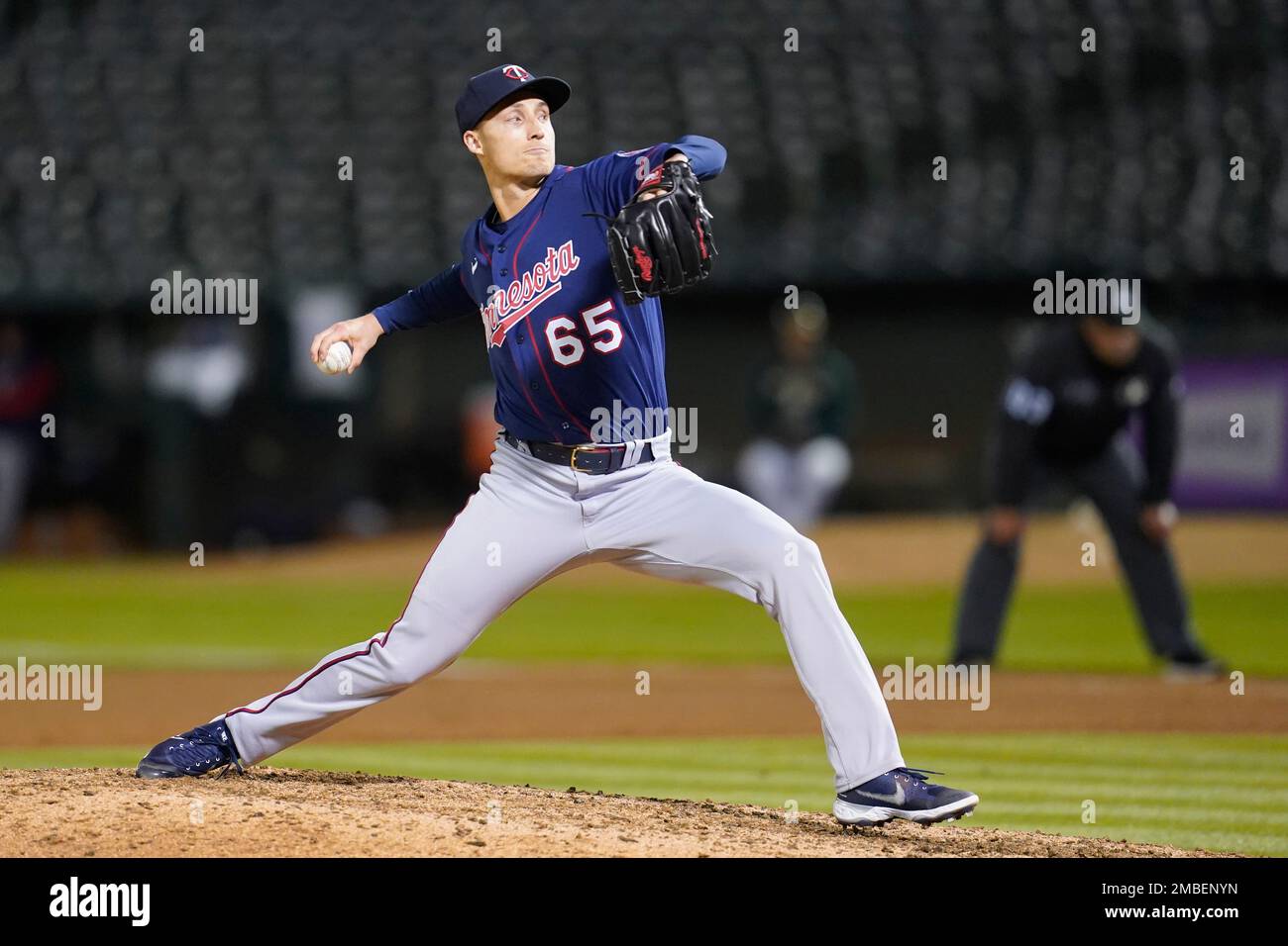 Minnesota Twins' Griffin Jax against the Oakland Athletics during a ...