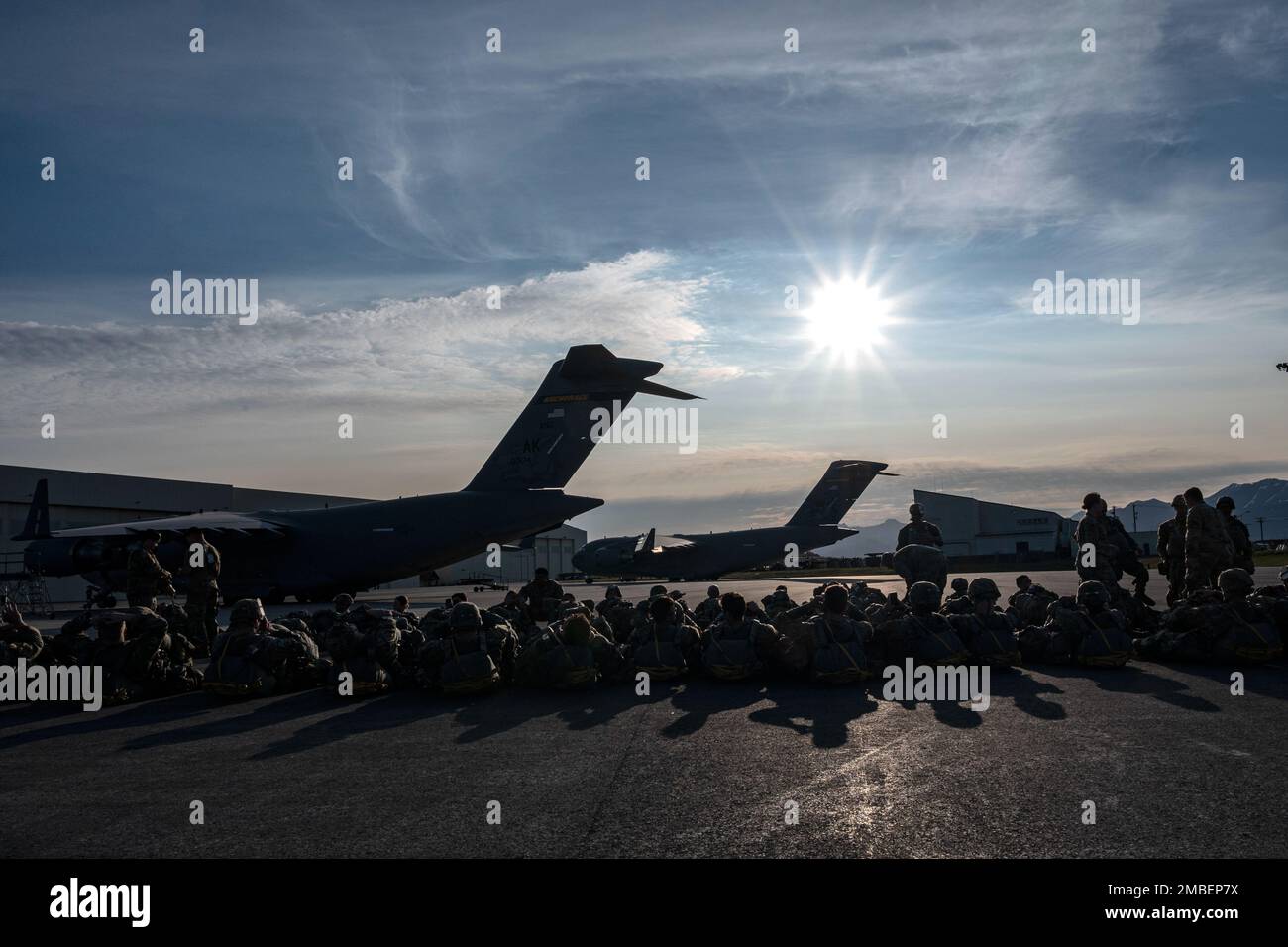 U.S. Army Paratroopers, Air Force joint terminal attack controller and ...