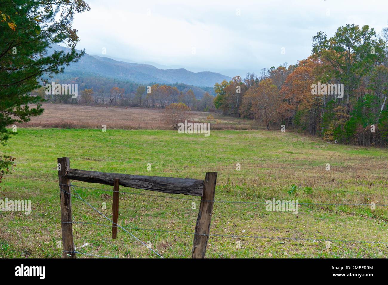 Great Smoky Mountains during autumn fall colors Stock Photo - Alamy
