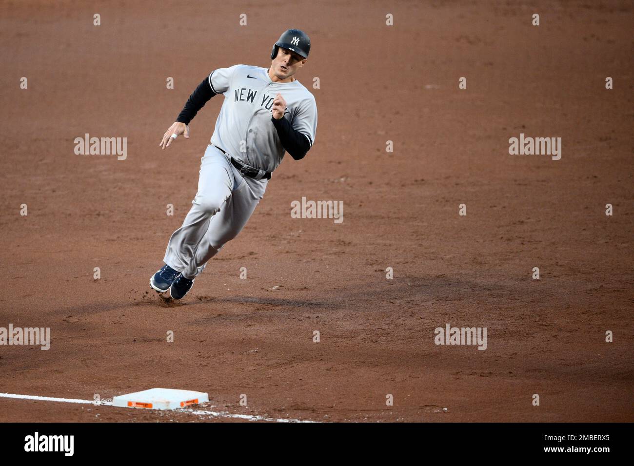 New York Yankees' Anthony Rizzo in action during a baseball game ...