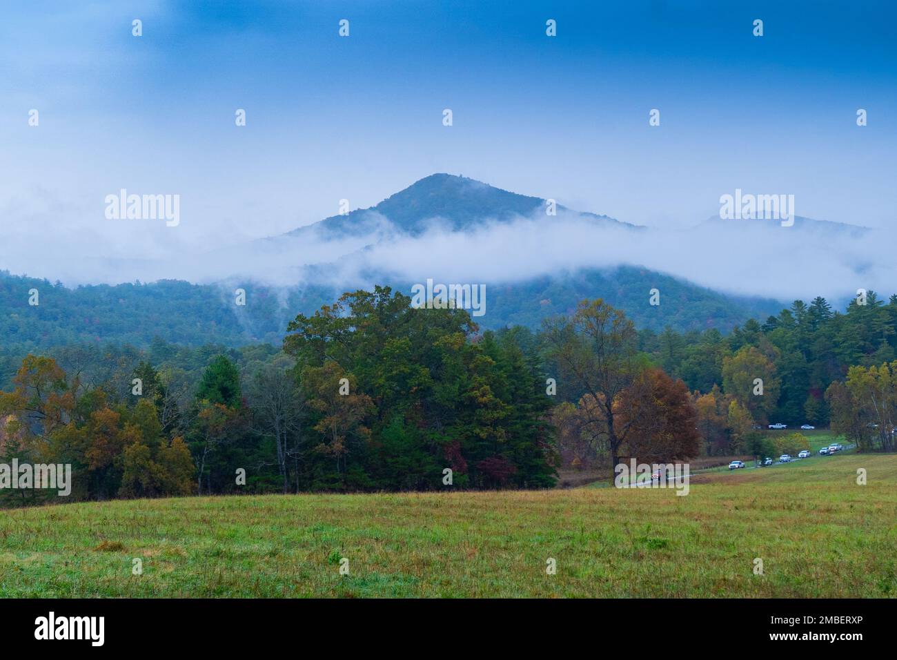 Great Smoky Mountains during autumn fall colors Stock Photo - Alamy