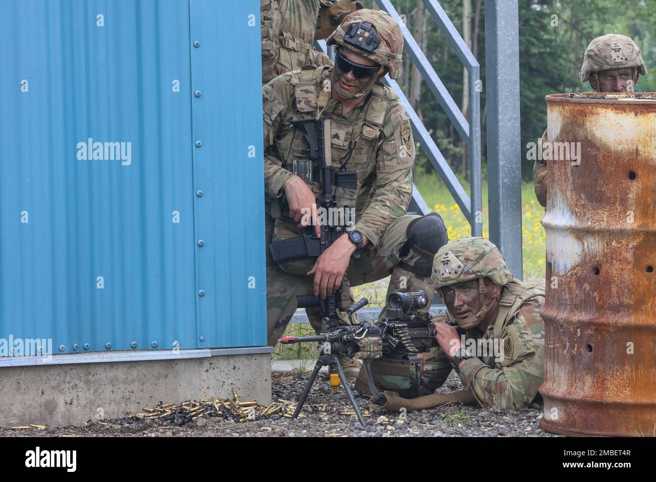 U.S. Army Paratroopers assigned to 3rd Battalion, 509th Parachute ...