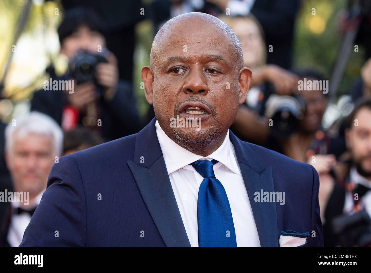 Forest Whitaker poses for photographers upon arrival at the opening ...