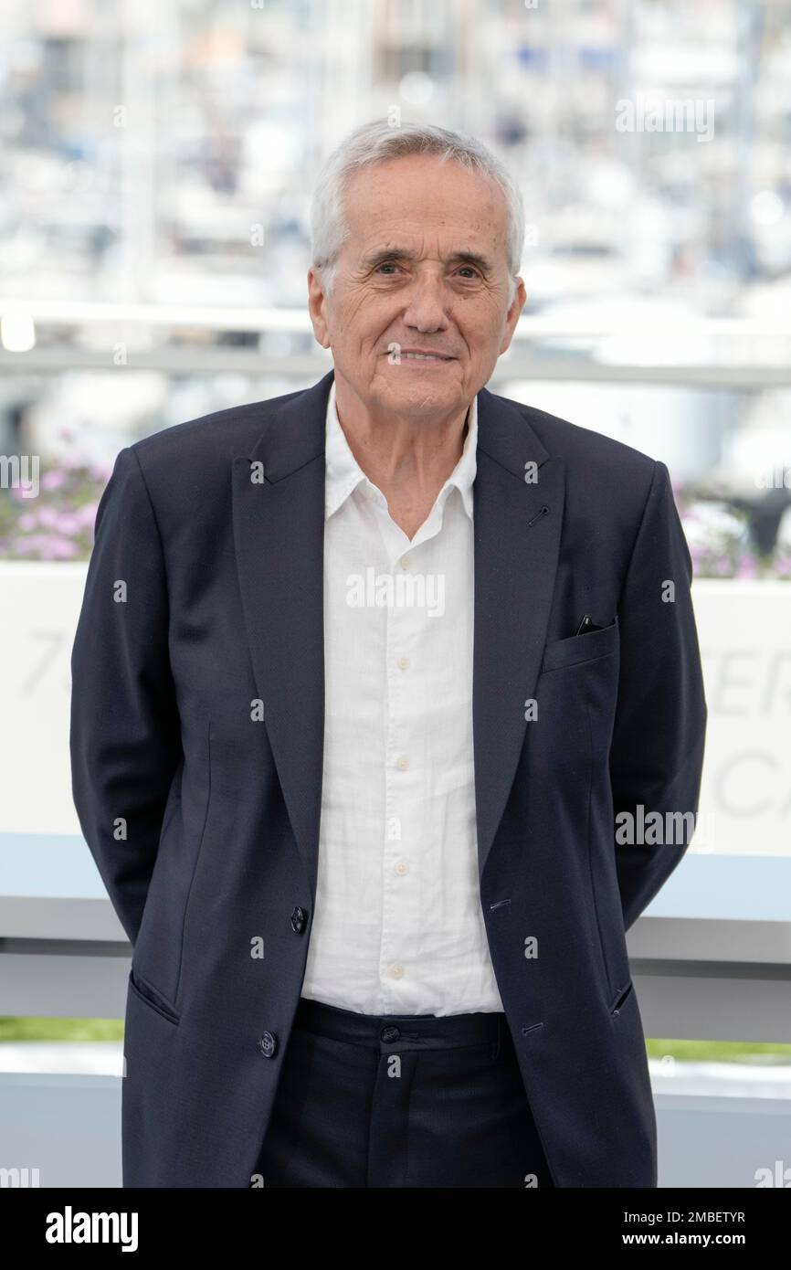 Director Marco Bellocchio poses for photographers at the photo call for ...