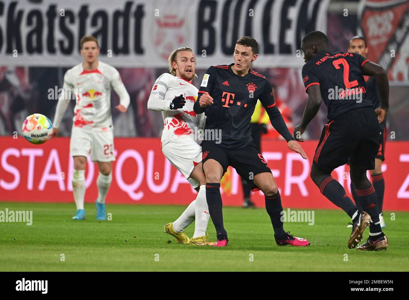 Leipzig, Germany. 20th Jan, 2023. Benjamin PAVARD (FC Bayern Munich ...