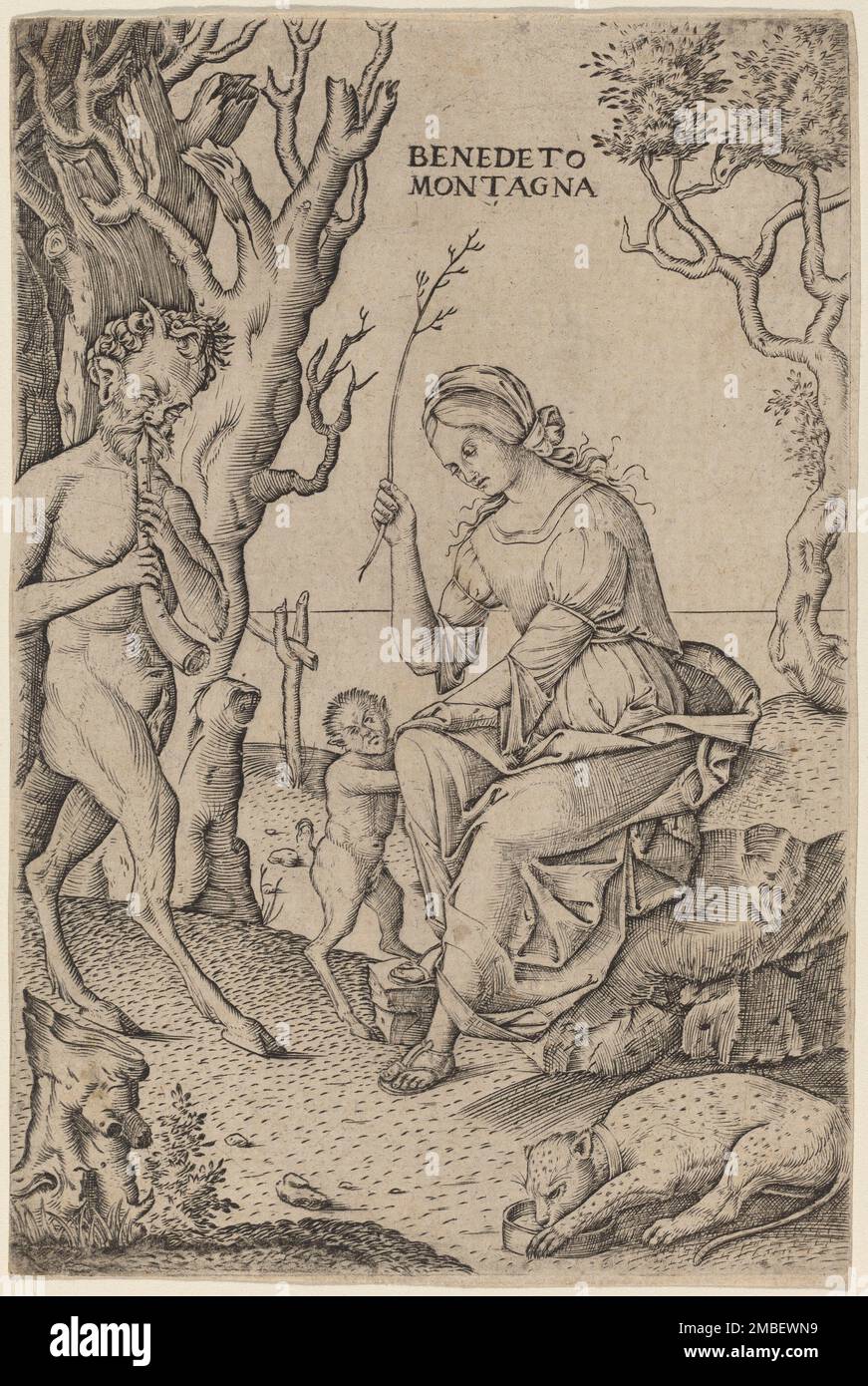 Satyr playing the pipe hi-res stock photography and images - Alamy