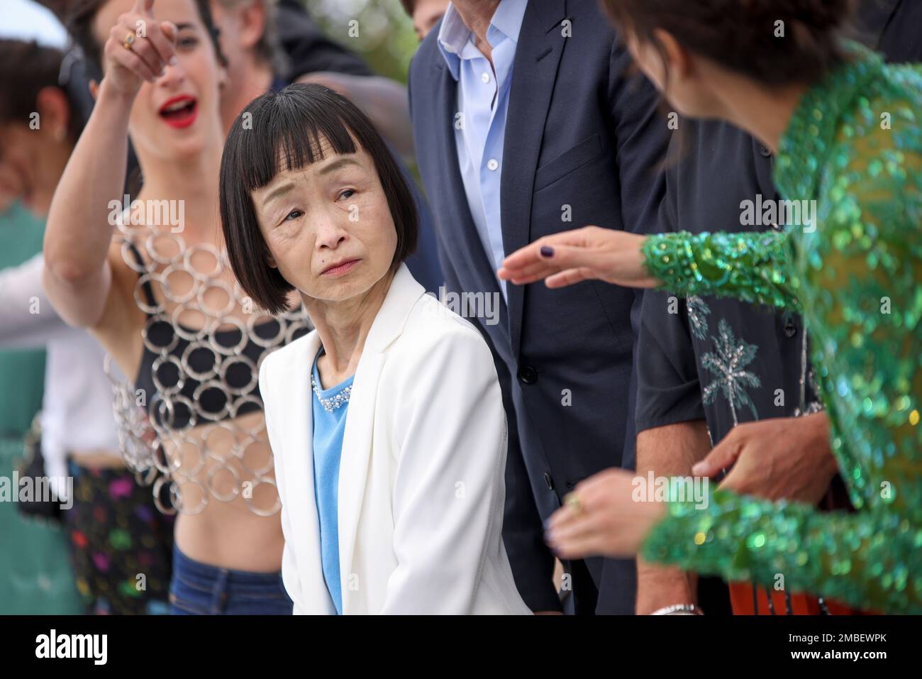 Yoshiko Takehara poses for photographers at the photo call for the film 'Final Cut' at the 75th ...