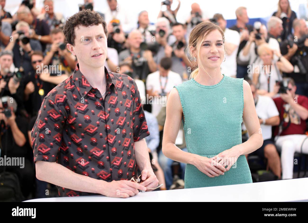 Finnegan Oldfield, left, Matilda Anna Ingrid Lutz pose for ...