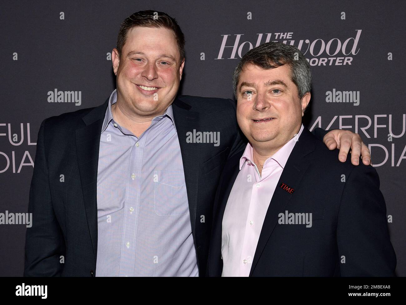 Time president and COO Ian Orefice, left, and journalist Edward ...