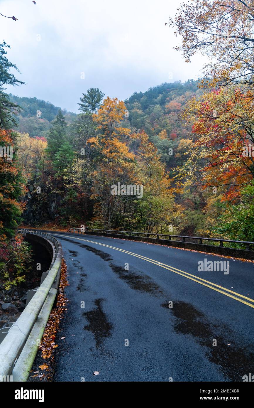 Great Smoky Mountains during autumn fall colors Stock Photo - Alamy