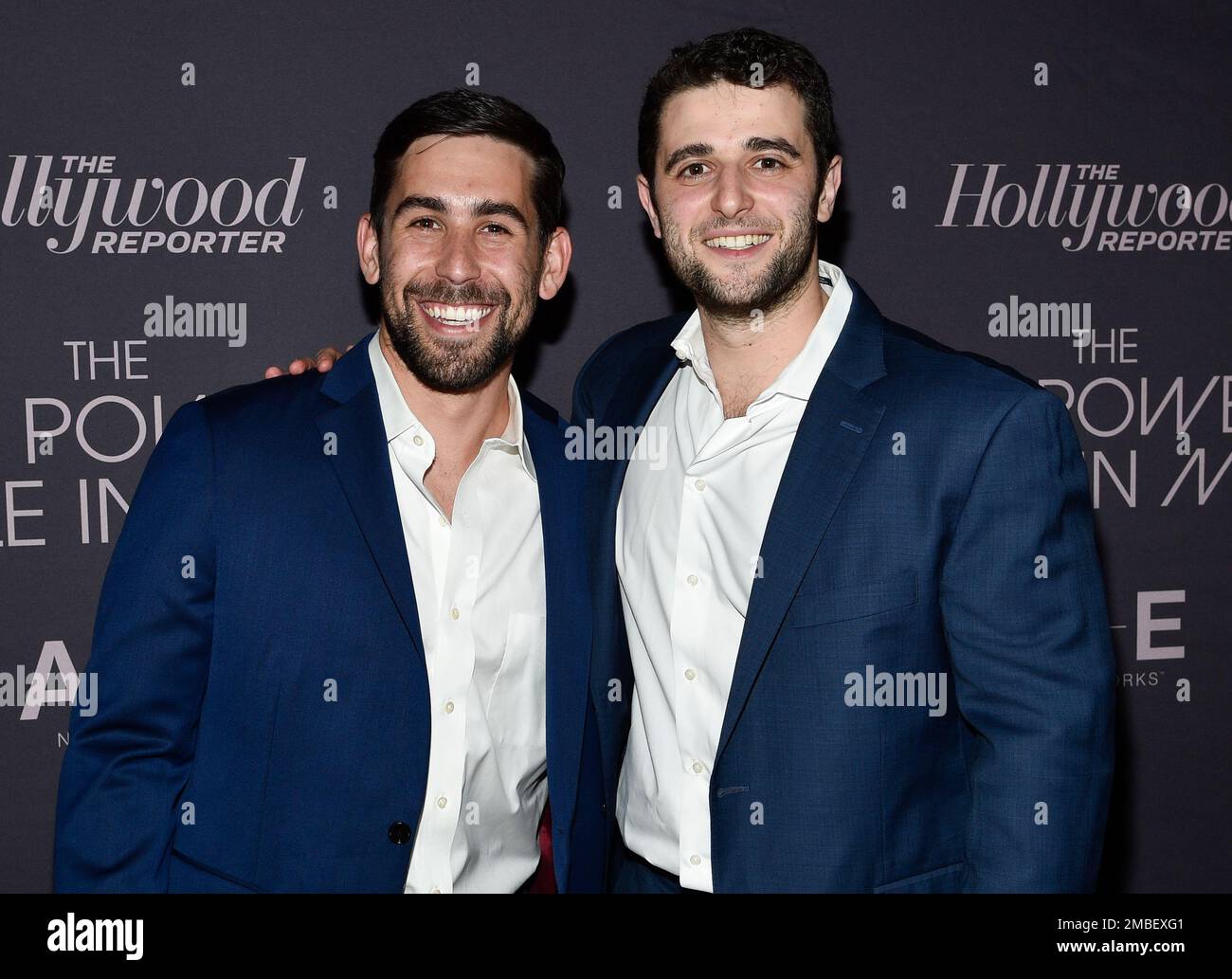 "Morning Brew" co-founders Alex Lieberman, left, and Austin Rief attend ...