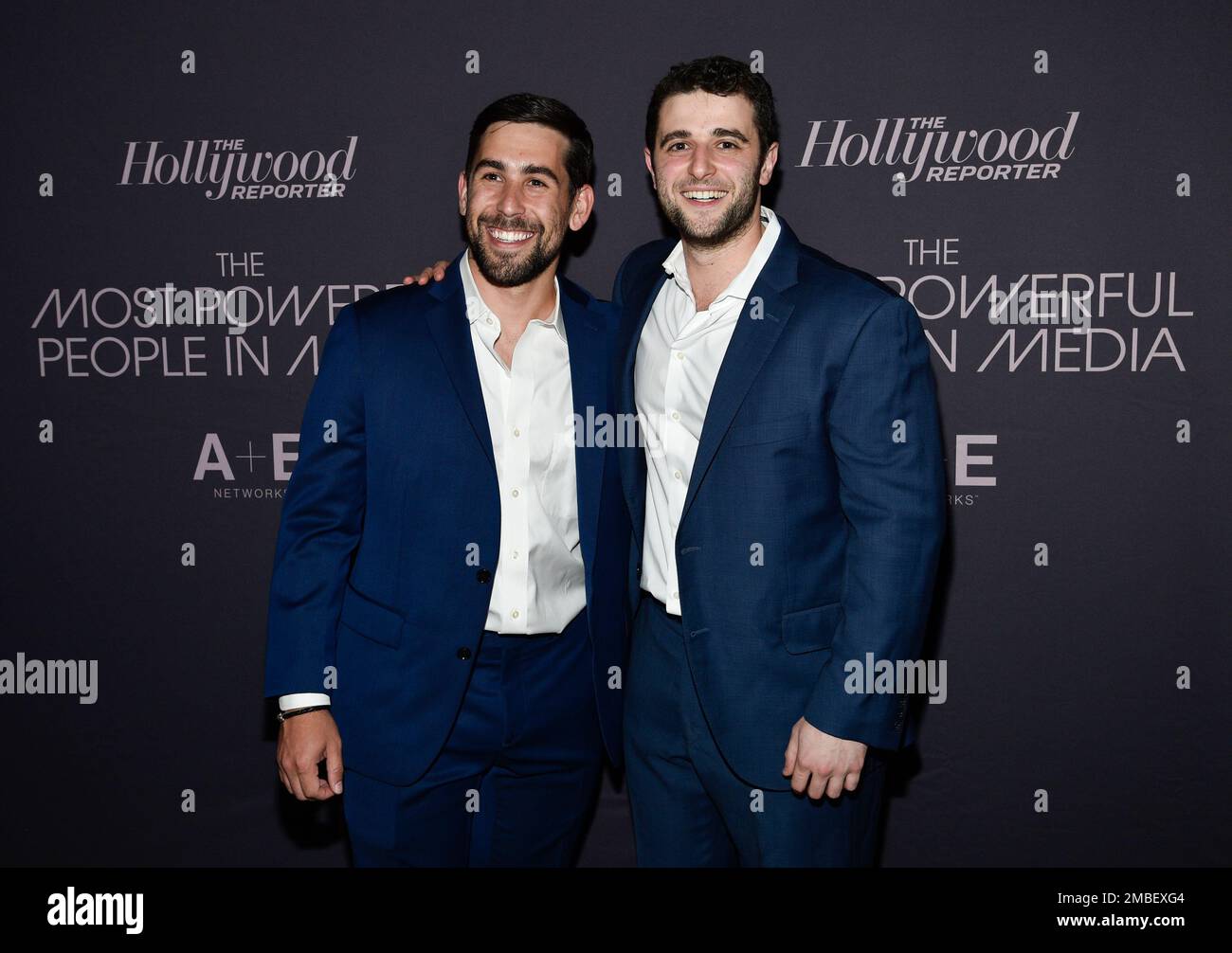 "Morning Brew" co-founders Alex Lieberman, left, and Austin Rief attend ...