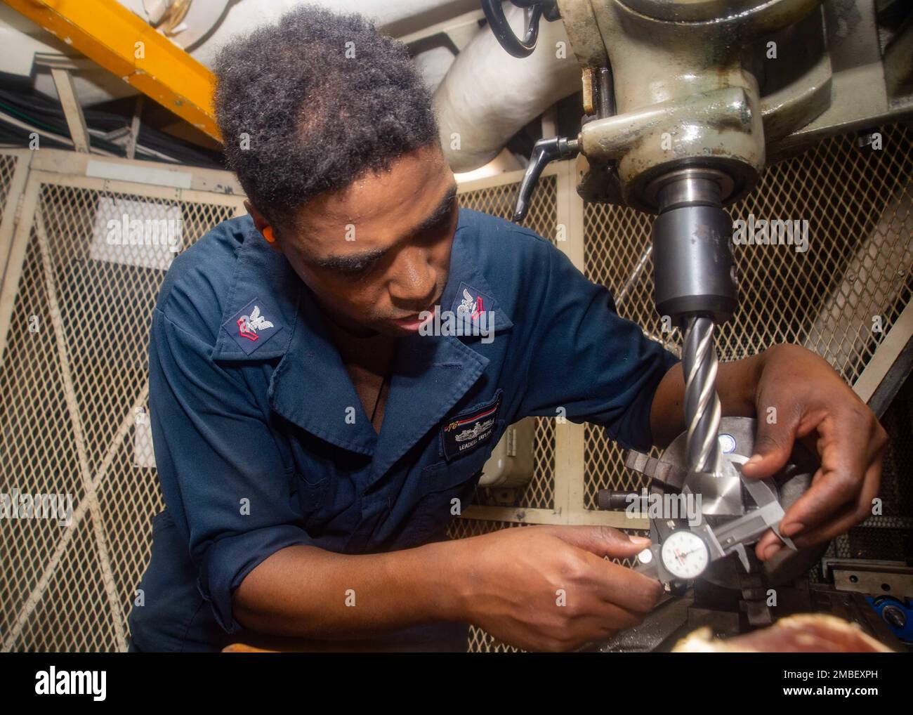 220615-N-YQ181-1053 PHILIPPINE SEA (June 15, 2022) Machinery Repairman ...