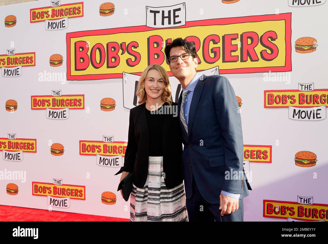 Dan Mintz, a cast member in "The Bob's Burgers Movie," poses with his ...