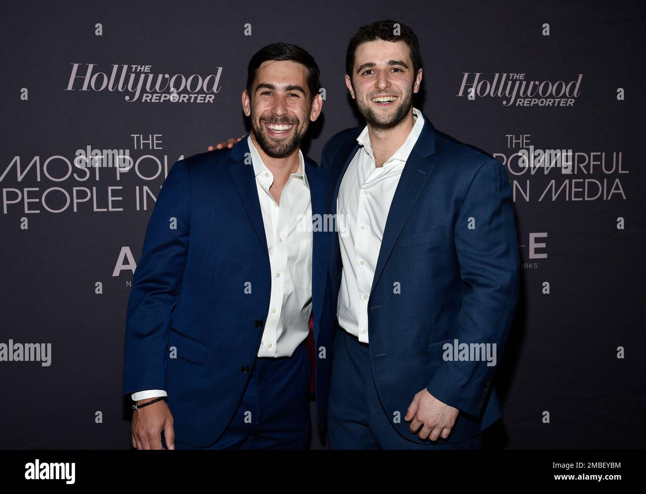 "Morning Brew" co-founders Alex Lieberman, left, and Austin Rief attend ...