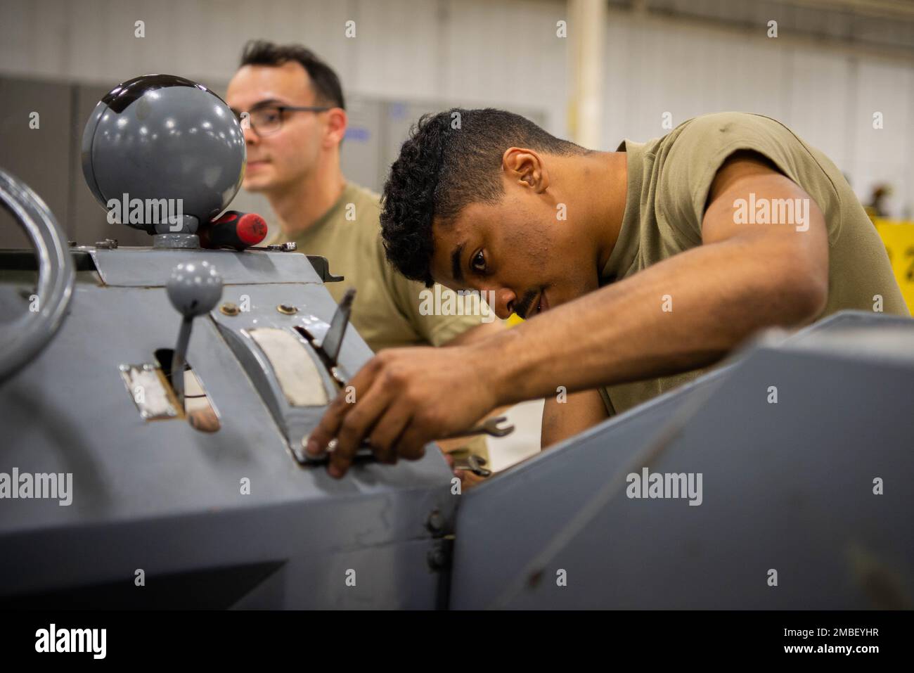U.S. Air Force Airman 1st Class Ivan Wilson Bey, 354th Maintenance Squadron Aerospace Ground ...